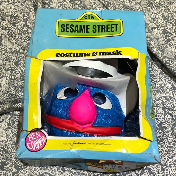 Sesame Street | Costumes | Vintage Sesame Street Grover Cowboy Costume ...